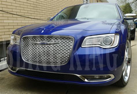 Fits 2015 2021 Chrysler 300 Chrome Mesh Grille Bentley Grill Insert
