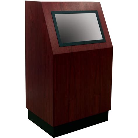 Mkcs 50 Classic Style Kiosk In Custom Oak Mfi 12903™