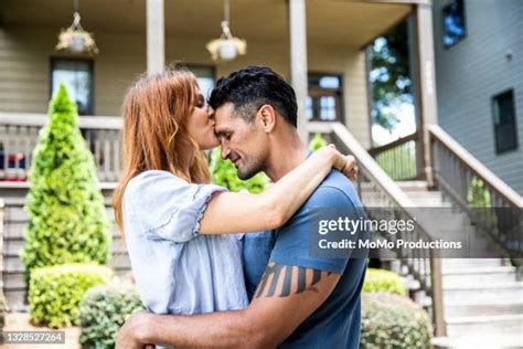 Bi Racial Couple Kissing Photos And Premium High Res Pictures Getty