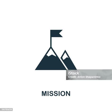 미션 아이콘입니다 팀웍 아이콘 컬렉션에서 프리미엄 스타일 디자인입니다 Ui와 Ux가 픽셀 완벽 한 미션 아이콘 인쇄 사용