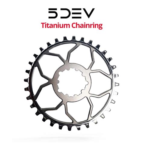 5dev 3 Bolt Titanium Chainring Bikecomponentsca