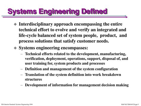 Ppt Ieee Standard For Application And Management Of The Systems