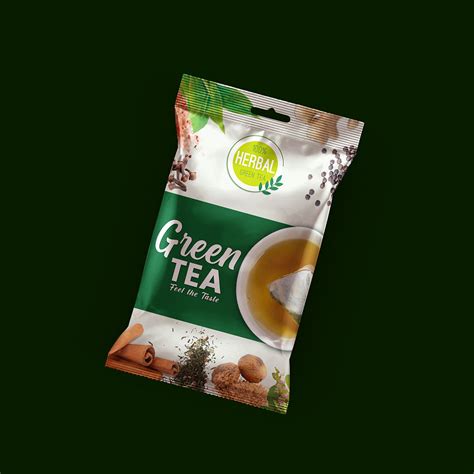 Tea Pouch Packaging Design Behance