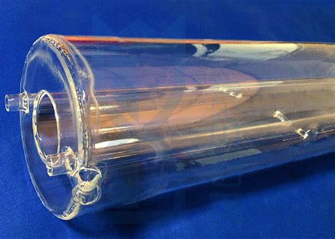 Double Layer Fused Silica Glass Tube For Laboratory Research