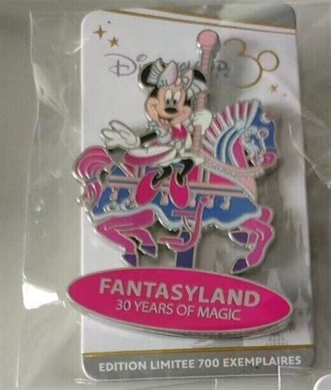 Disneyland Paris 30th Anniversary Main Street Usa Minnie Mouse Le 700