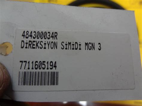 484300034R-DİREKSİYON SİMİDİ - NOM OTO