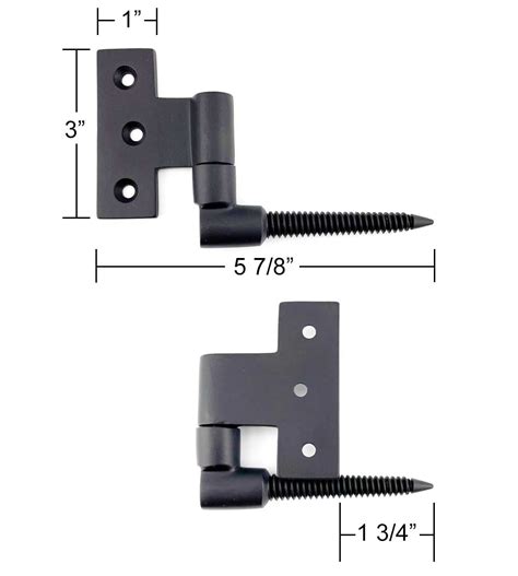 Martell Supply Wphlp 19 Solid Brass Shutter Lag Pintle And T Hinge Set