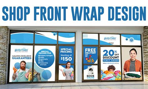 Design Any Shopfront Vinyl Decal Graphic Design By Mahergraphic Fiverr
