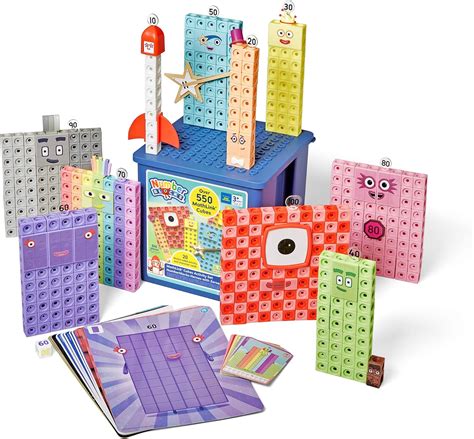 Learning Resources Mathlink Cubes Numberblocks Heroes With Zeroes