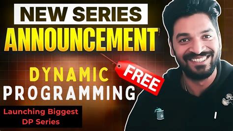 Dynamic Programming Series Biggest Dp Playlist Java Dsa