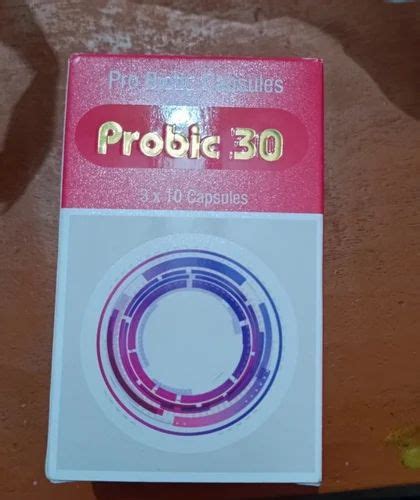 Probic30 Capsule At ₹ 1400box Pro Biotic Capable In Dildarnagar