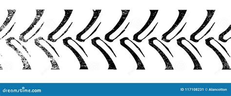 Tractor Tracks Vector