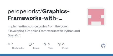 Github Peroperoristgraphics Frameworks With Python And Opengl
