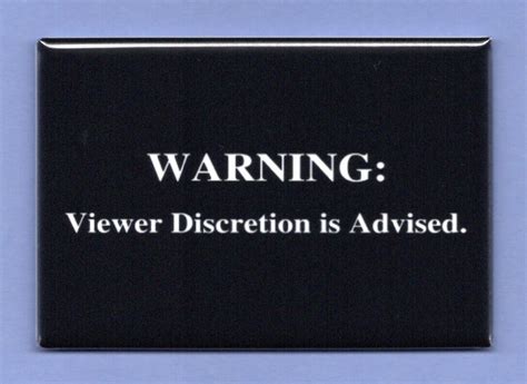 Viewer Discretion Is Advised Logo