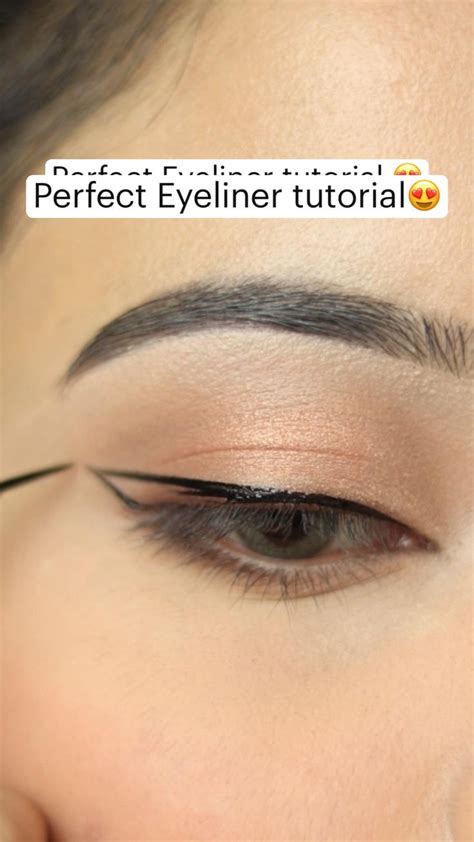 Perfect Eyeliner Tutorial😍 Eyeliner Tutorial Eye Makeup Beginners