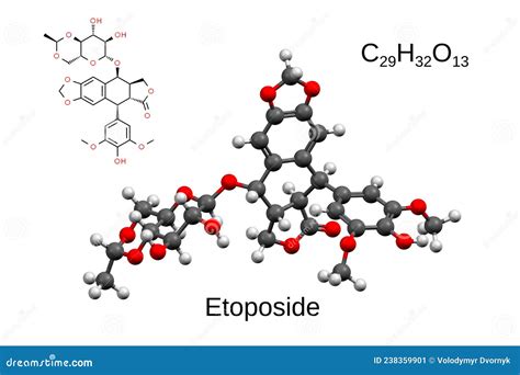 Chemical Formula Structural Formula And 3d Ball And Stick Model Of The