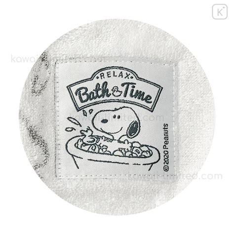 Japan Peanuts Bath Towel Snoopy Bath Time Relax Kawaii Limited
