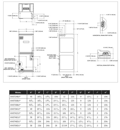 The Amst Multi Position Air Handler Air Handler Goodman Amst36cu1400