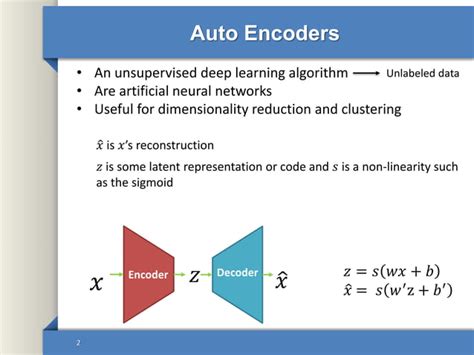 Autoencoders In Deep Learning Pptx