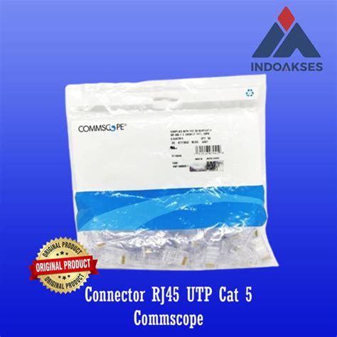 Commscope Connector Rj Cat Rj Cat E Original Lazada Indonesia