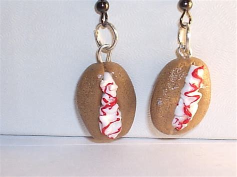 Jam Doughnuts Eclair Earrings By Tyney123 On Deviantart