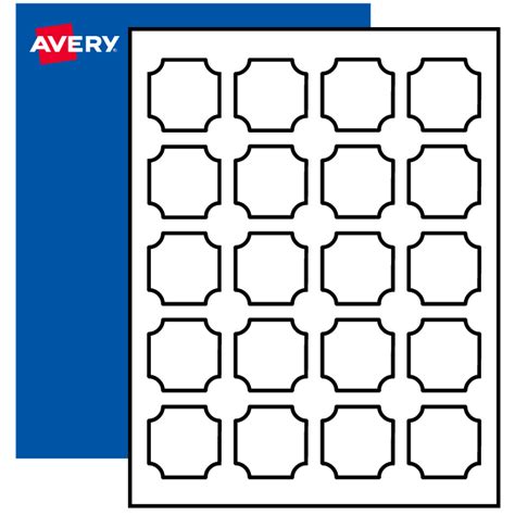 Blank Square Labels Printable Squares Avery
