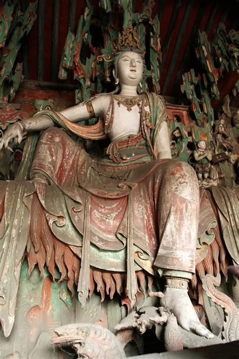 山西平遥双林寺 彩塑神品 5 千佛殿、菩萨殿：自在观音、千手观音、韦驮彩塑；四壁悬塑900菩萨，恢弘精湛【300幅图细赏】 知乎
