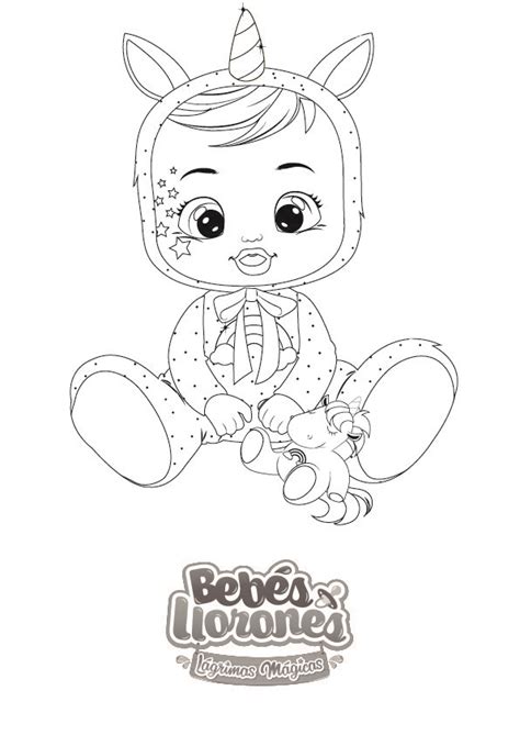 Dibujos De Bebés Llorones Para Imprimir Y Colorear Fotos Kawaii