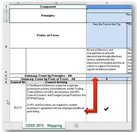 Coso 2013 Mapping Process