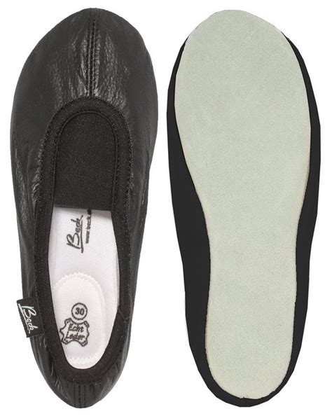 Beck Schläppchen Echt Leder Mit Ledersohle Gymnastikschuh Mit