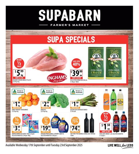 Supabarn Catalogue 17 September 23 September 2025