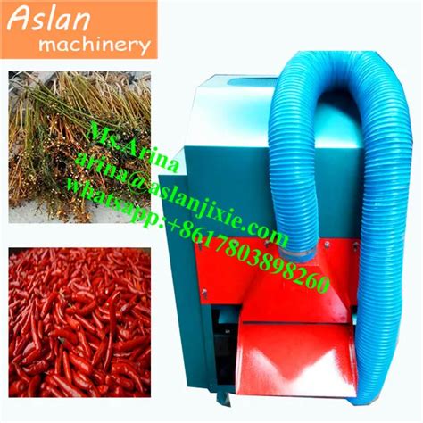 Hot Chili Pepper Picking Machine High Productivity Harvester