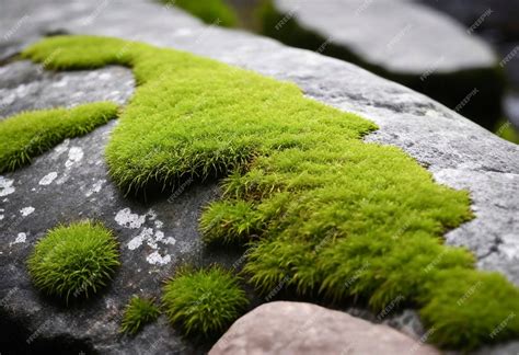 Free Photo Close Up On Moss In Nature