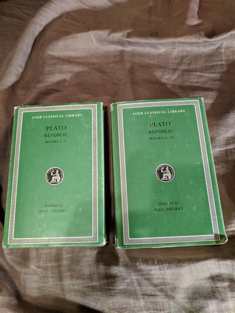 Found Set Of Loeb Classical Library Of Platos Republic For 5 Dollars At Vintage Pawn Shop In