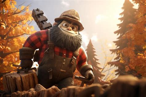 Premium Ai Image Lumberjacks