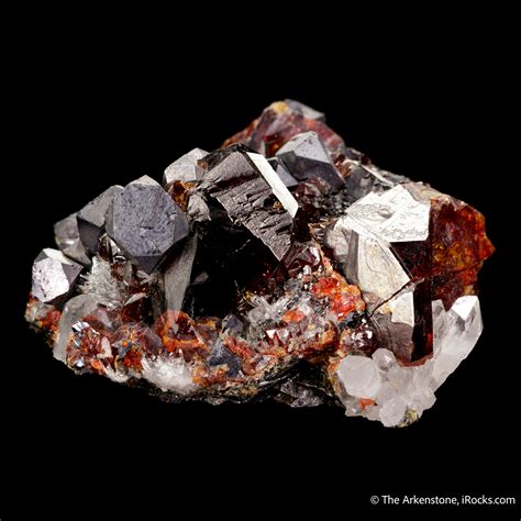 Sphalerite With Galena And Quartz Sm24 039 Rucheng Mine China