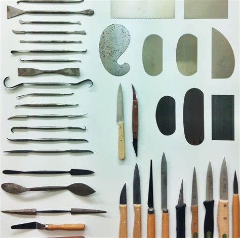 Love To Look At All The Ceramic Tools While Buying My Porcelain In The