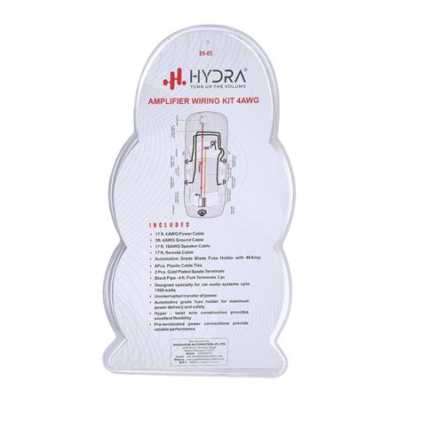 Hydra T 7 Car Subwoofer Aplifier Wiring Kit 4 Awg Mono Class Ab Car Am Hydra Audio