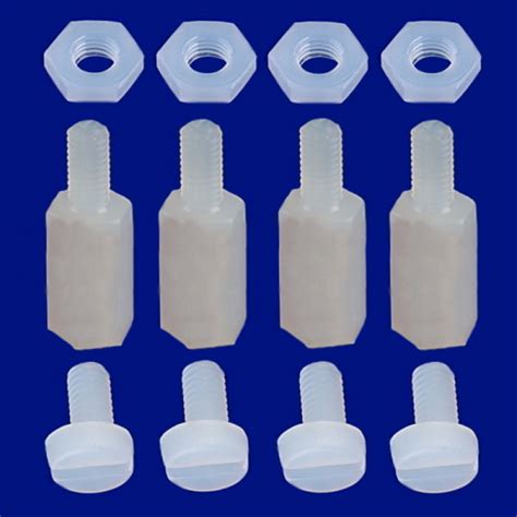 Nylon Male And Female M3 Pcb Mount Support Kit Packet 4 Railwayscenics
