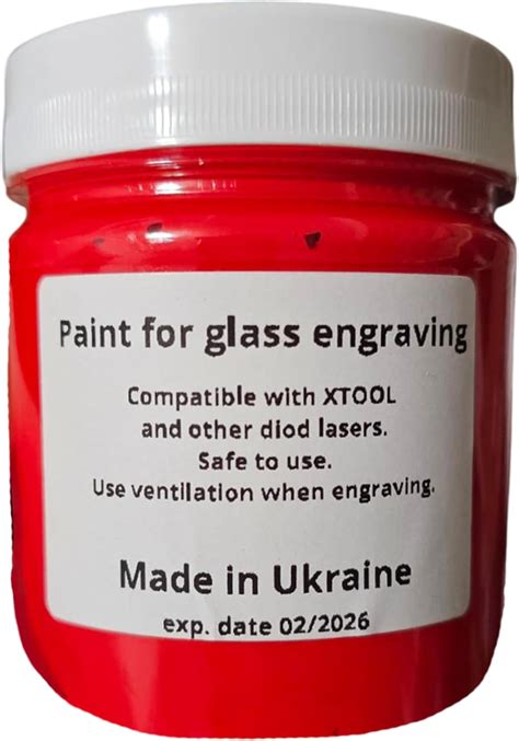 Uveans Laser Marking Paint For Glass Etching 300 Gramm
