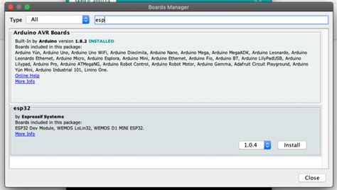 Install Esp32 In Arduinoide Creatronix