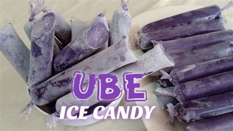 How To Make Ube Ice Candy Ice Candy Ube Flavor [yummy And Sweets] Ice Candy Ube Yummy