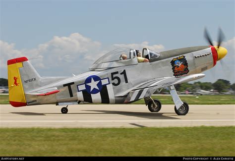 Aircraft Photo Of N751tx Titan T 51 Mustang Usa Air Force