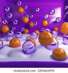 「washing Laundrette Bubbles Realism Orange Modern」のai生成画像、2294623993