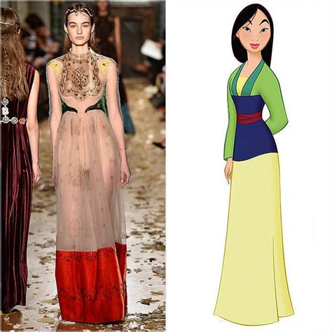 Disney Princess Inspired Couture Dresses Spring 2016 Popsugar Fashion