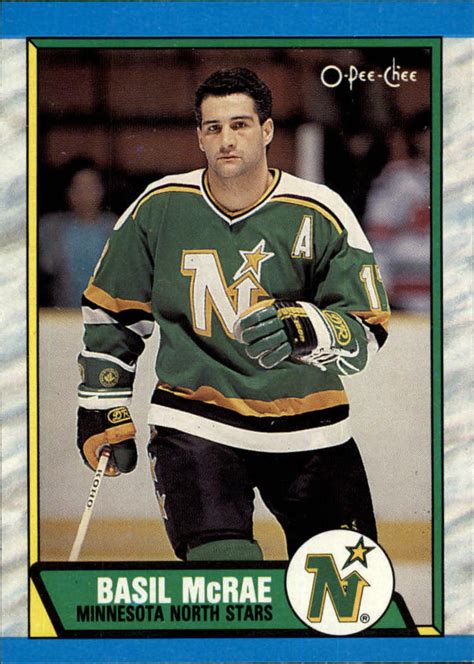 Basil Mcrae Hockey Price Guide Basil Mcrae Trading Card Value Beckett