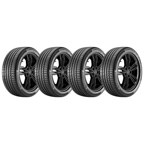 Kit 4 Pneus Aro 18 Continental 225 45 R18 91y Contisportcontact 5 Ssr