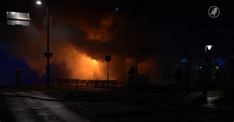 Zeer Grote Brand In Het Centrum Van Druten