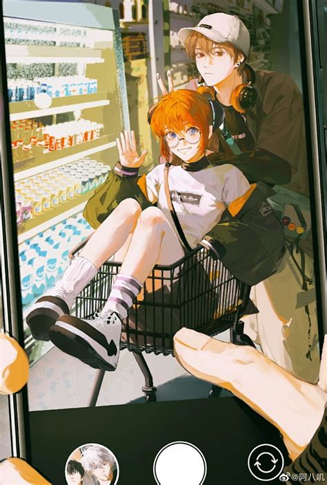 小情侣深夜超市零元购，期中猝死 来自阿八叽 微博 花瓣网