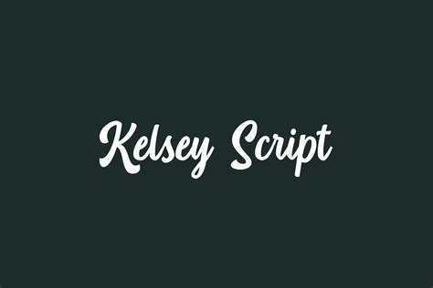Kelsey Script Fonts Shmonts